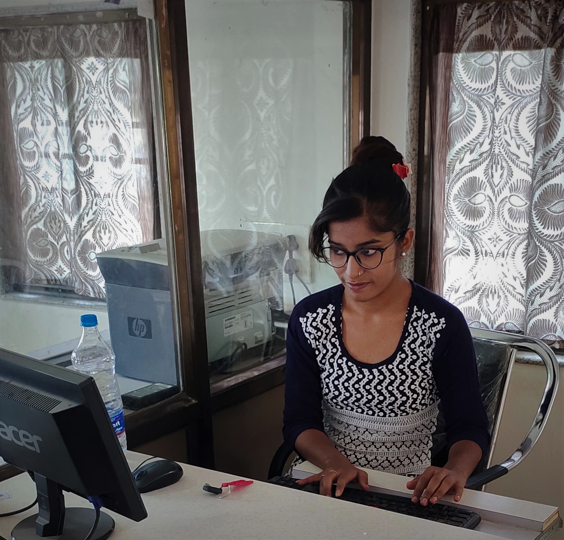 Female Computer Operator