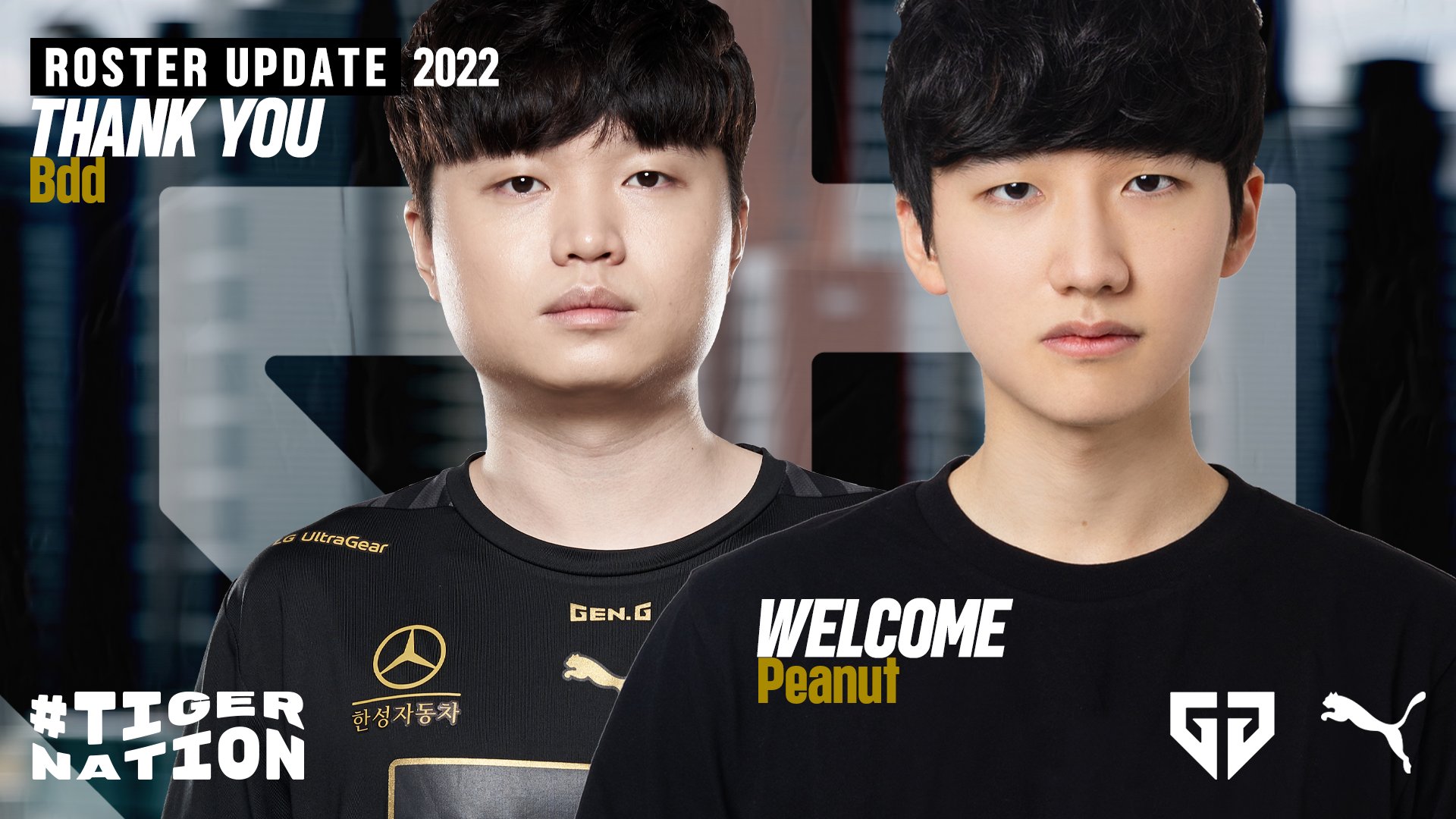 Gen.G Esports on Twitter: "Gen.G LoL 2022 Roster Update: https://t.co/1hSXUqB2Ps" / Twitter