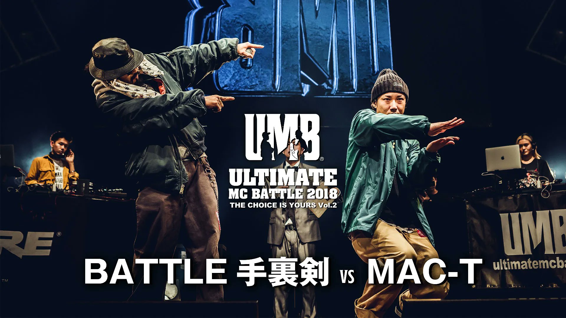 ULTIMATE MC BATTLE on Twitter: ""BATTLE手裏剣 vs MAC-T" UMB 2018 THE ...