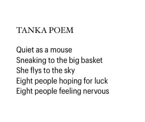 Tanka Poems Examples