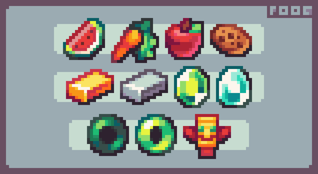 Minecraft Items Pixel Art