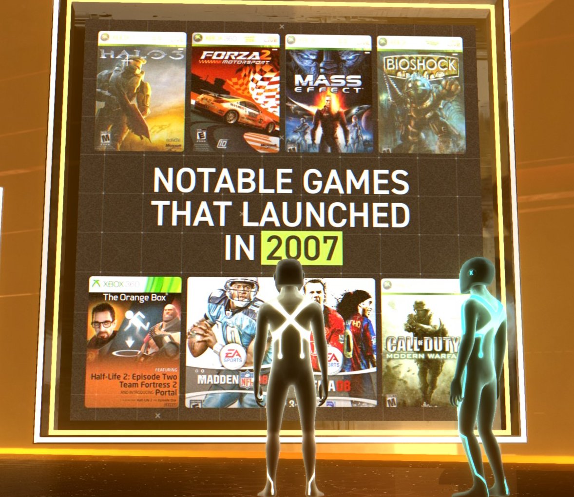 Top right, top-shelf up there @Xbox. No doubt within a myriad of ...