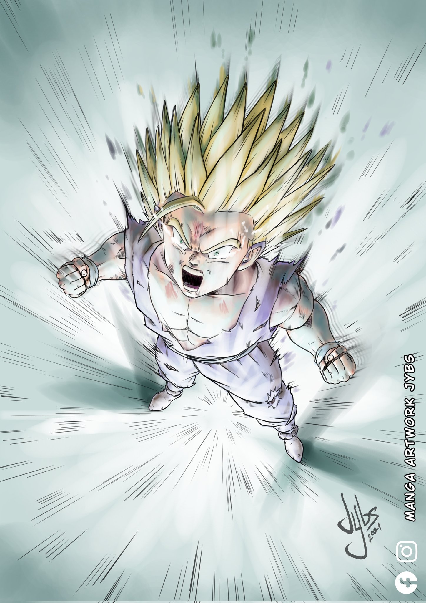 Gohan Ssj2 Kamehameha Wallpaper