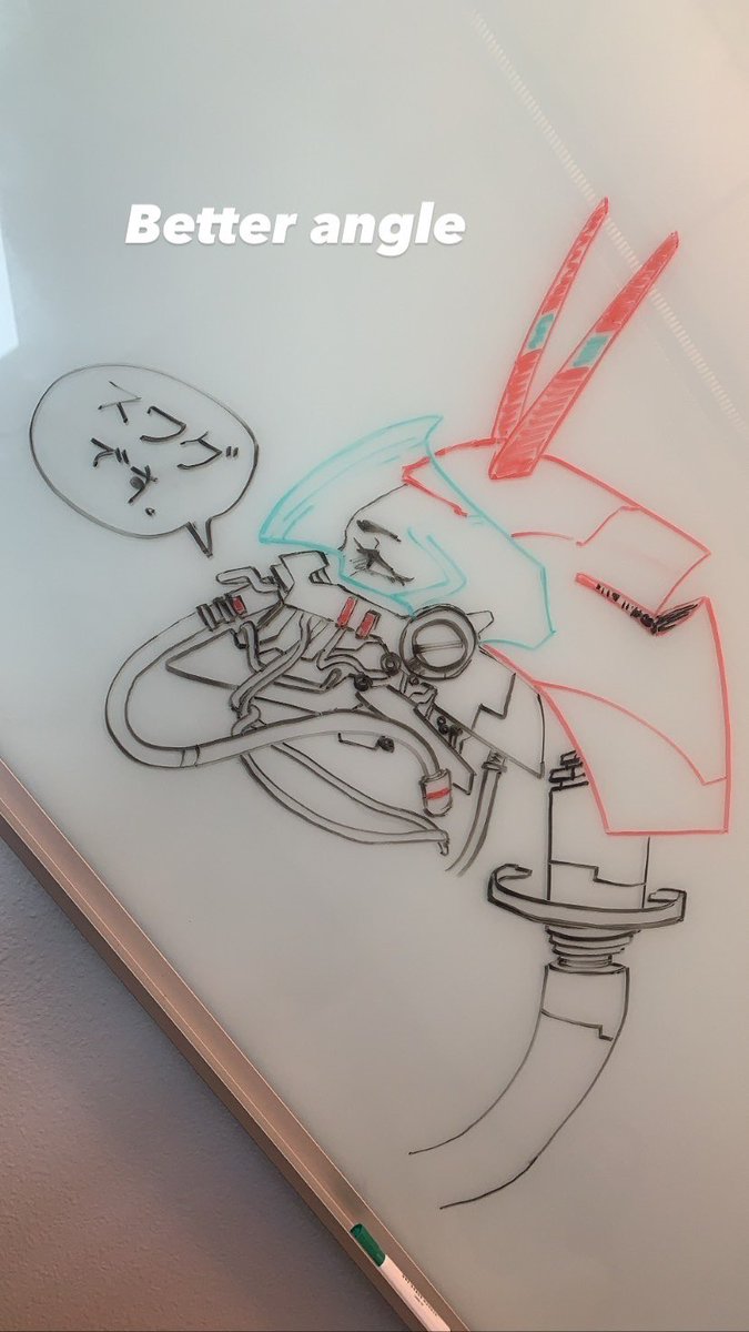 「Doodle in study room at uni 」|Makiのイラスト