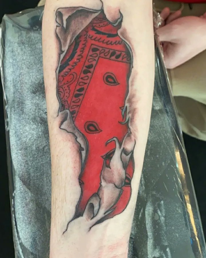 Piru Blood Gang Tattoo Designs