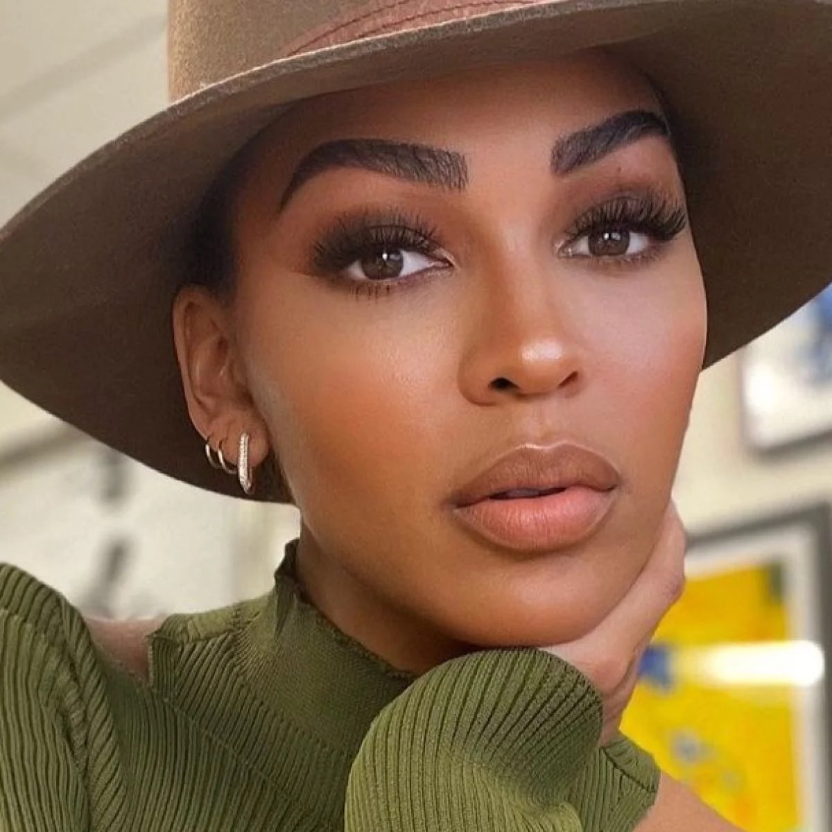 Meagan Good Eyebrows Tattoo