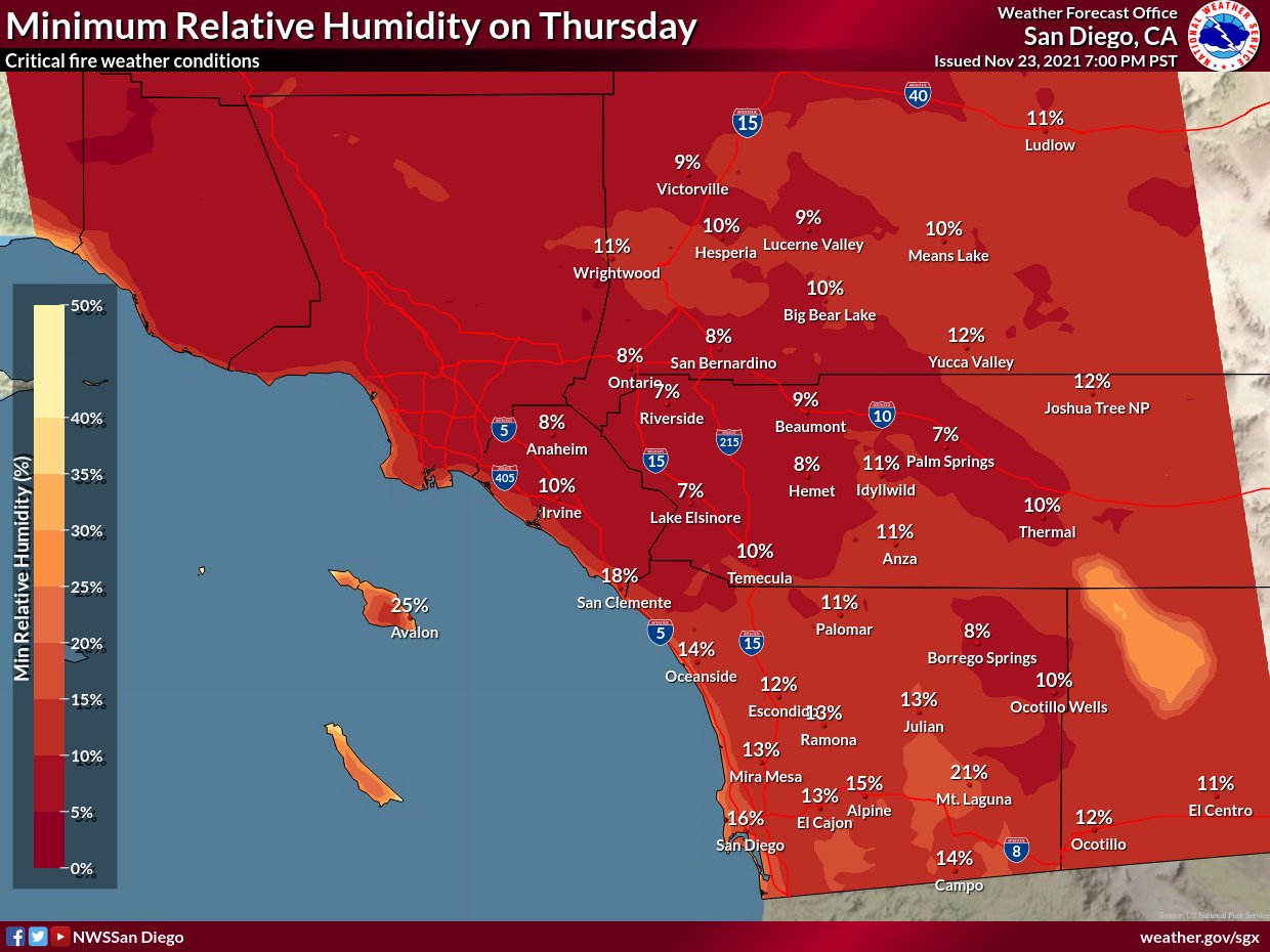 Relative Humidity Map