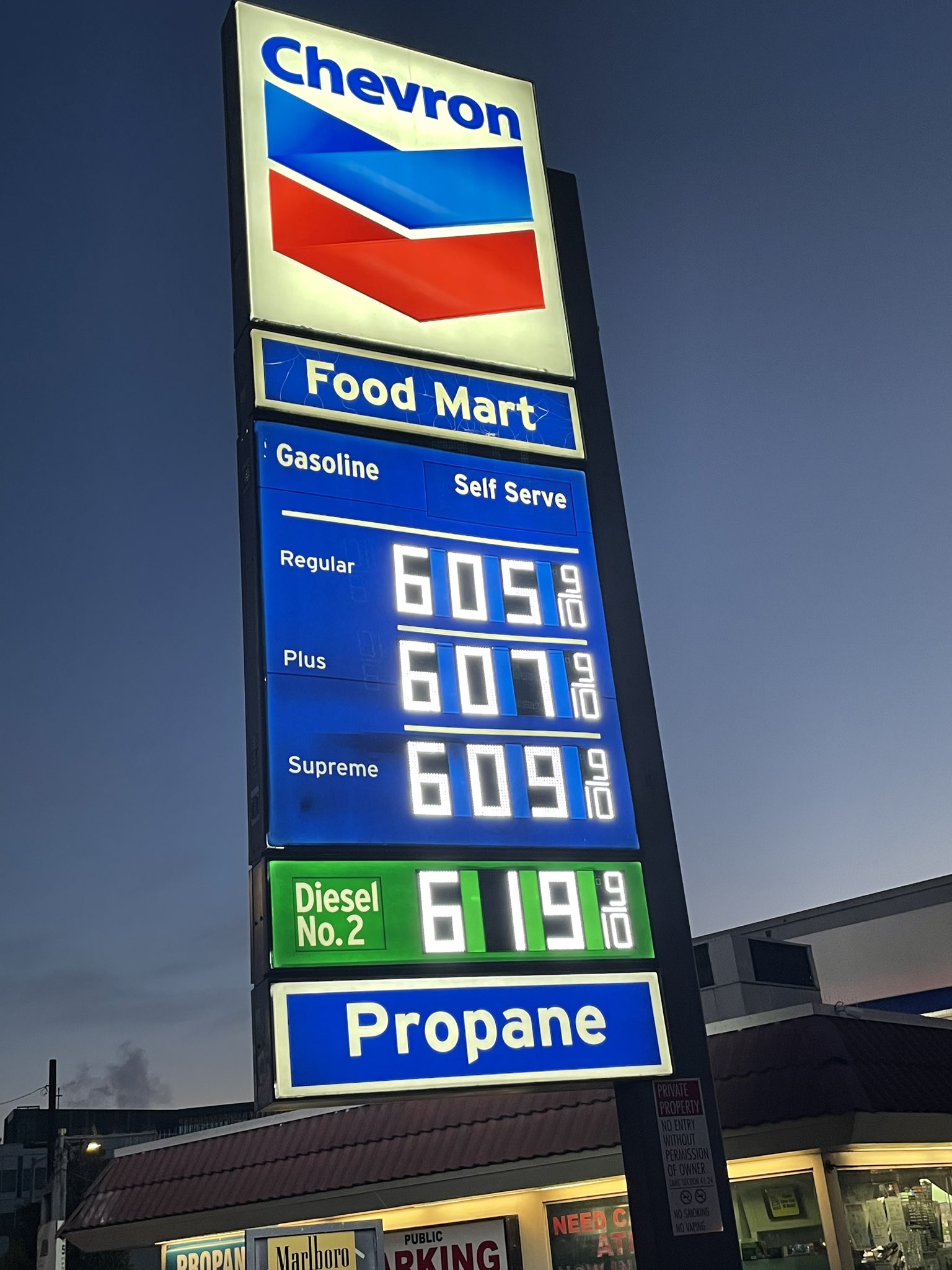 Christina Pascucci on X Unbelievable 6.05 for regular gas at this Chevron station near downtown LA. This picture was taken this morning. AAA Travel says travelers will be paying the highest gas prices