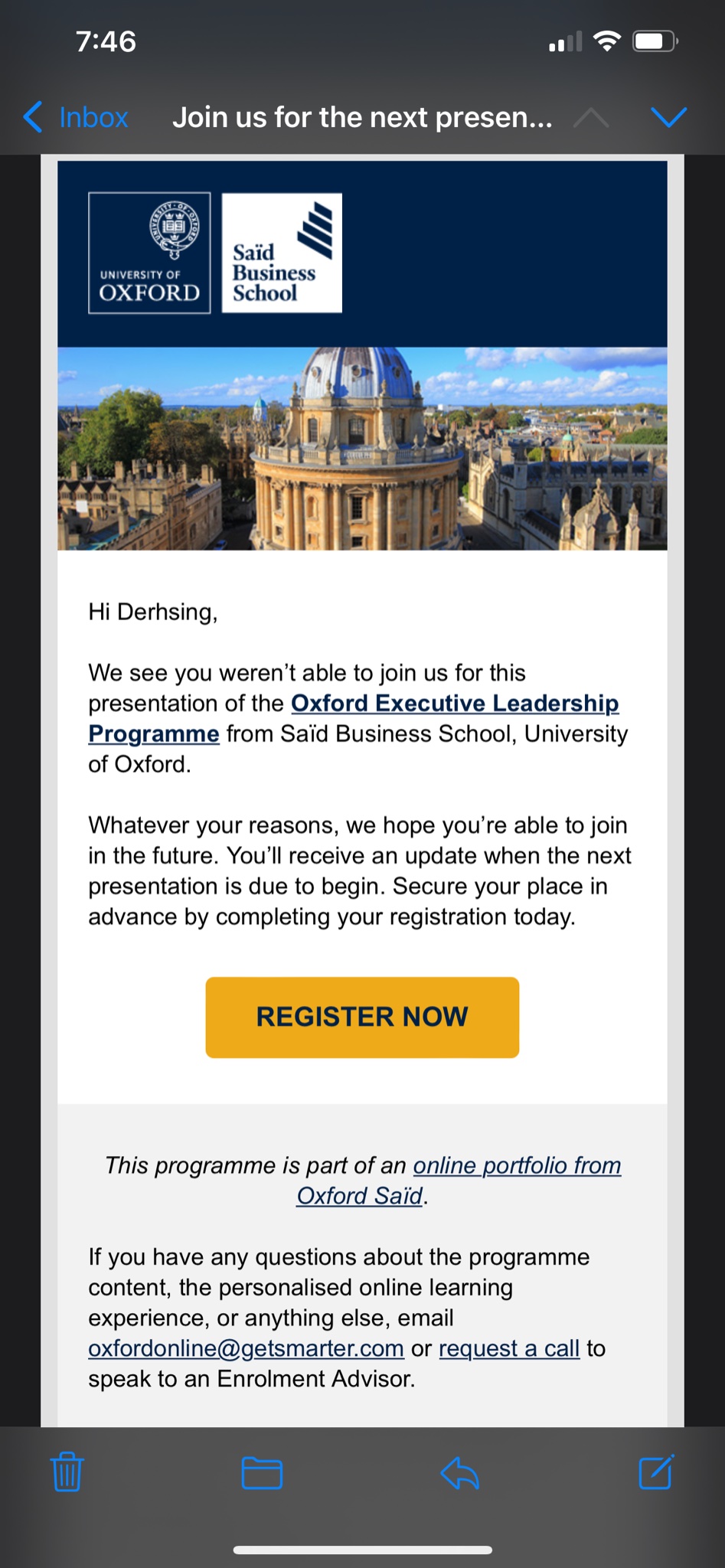 Oxford Executive Portfolios