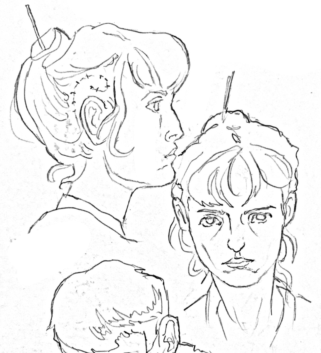 「drawings in my sketchbook of my good friend josh 」Colinの漫画