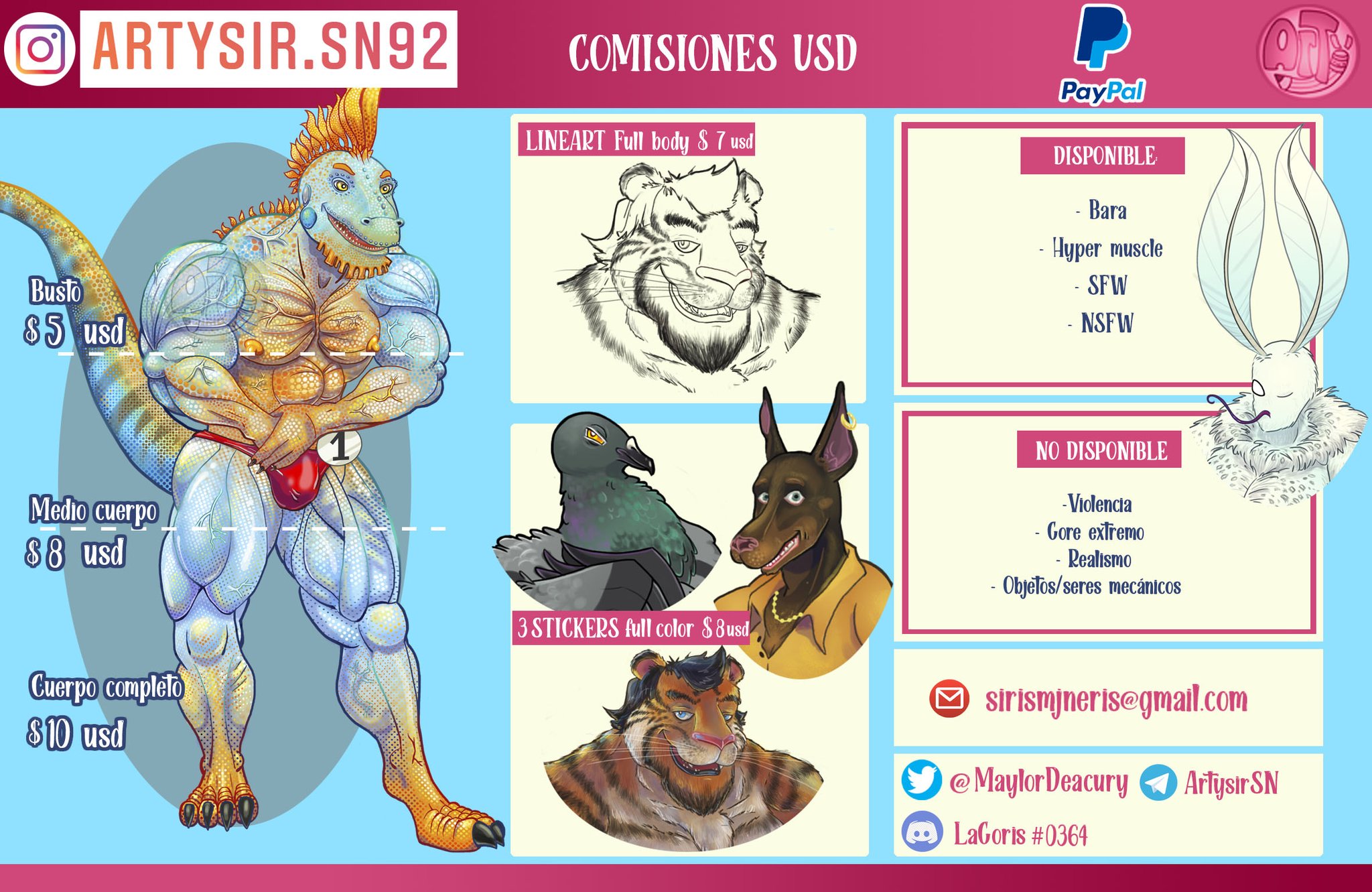 Furry Hyper Muscle Bara