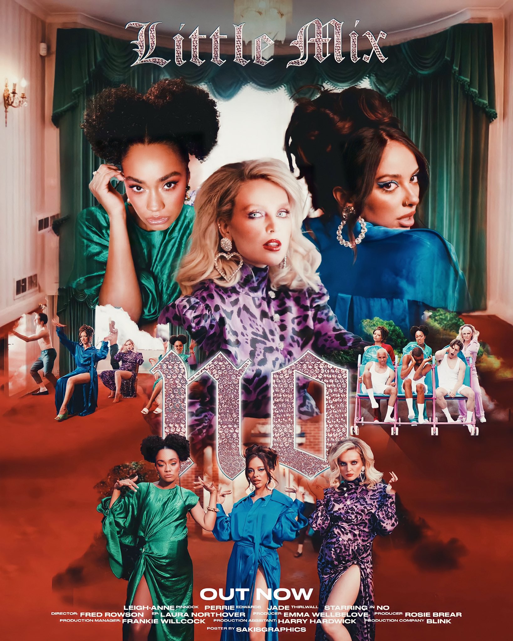 Little Mix Signed Poster