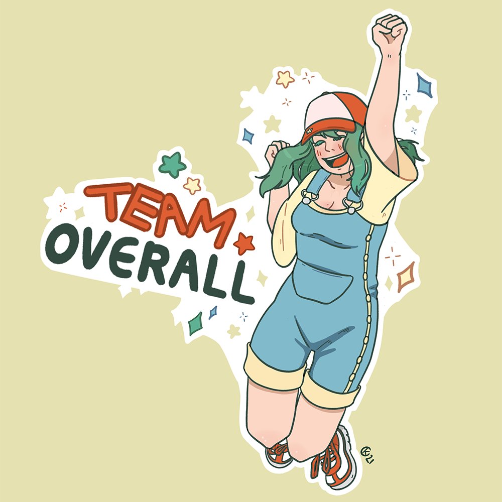「Hey, which team are you ? I'm team overa」|Kureeruのイラスト