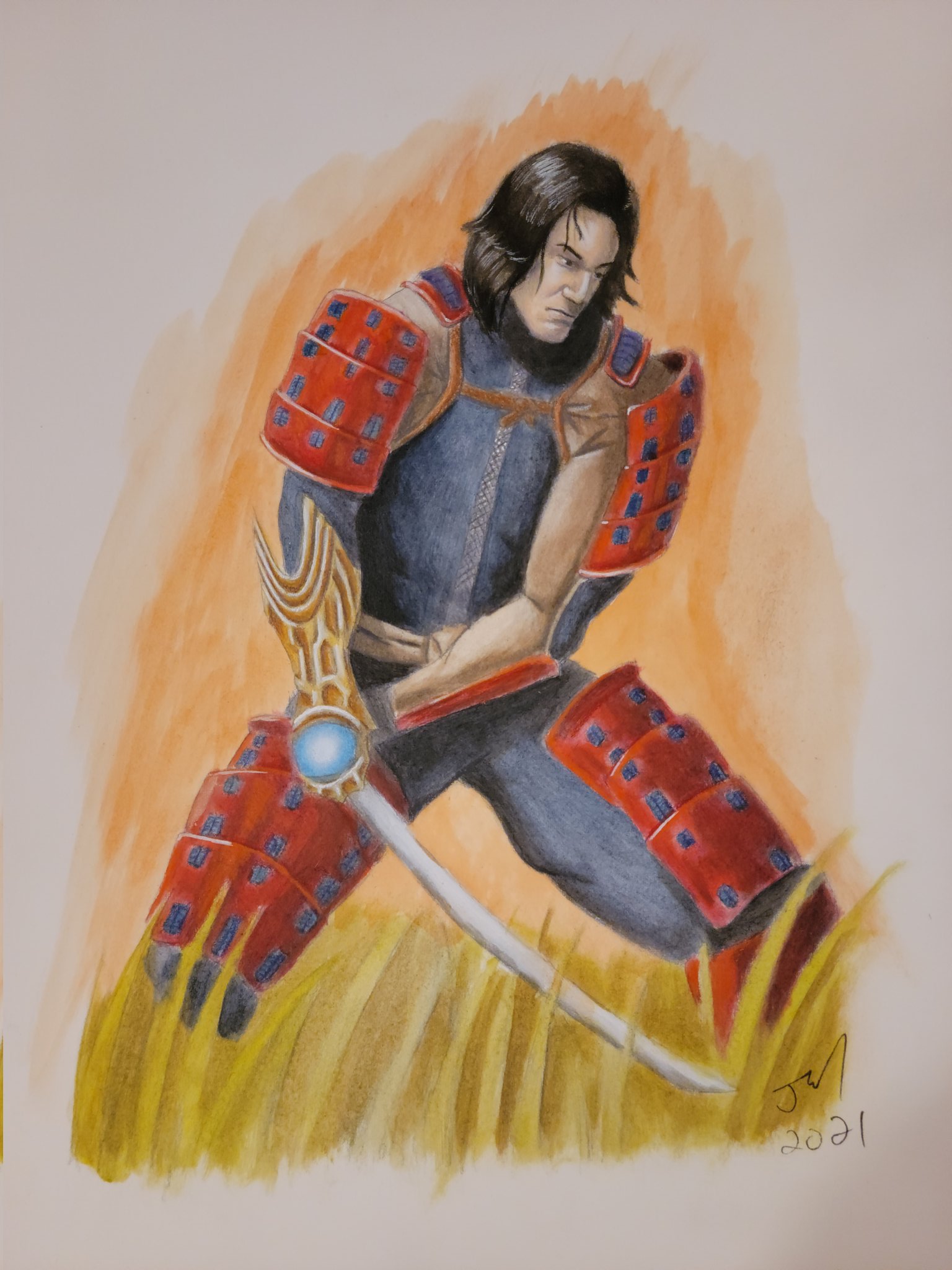Onimusha 3 Samanosuke Drawings