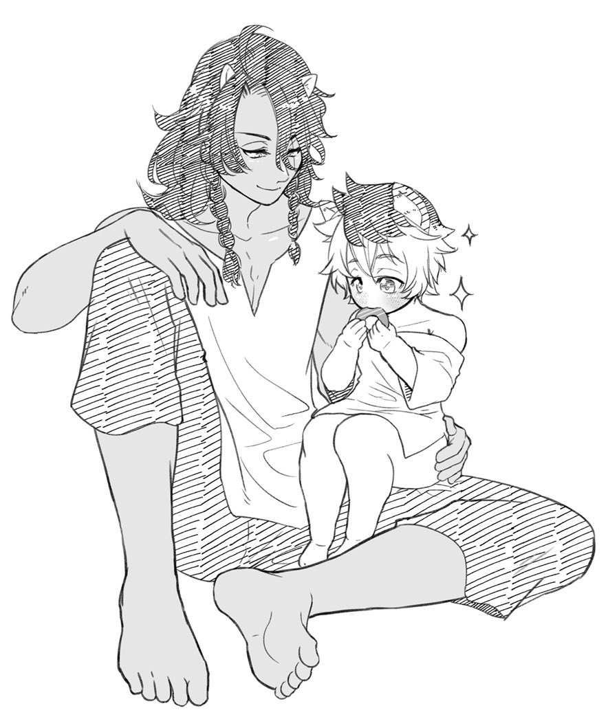 レオラギ「#twst_BL レオラギ 再掲 かつて募集した裸の推しに云々のやつ またやり」nachi アナログ落書きマンの漫画