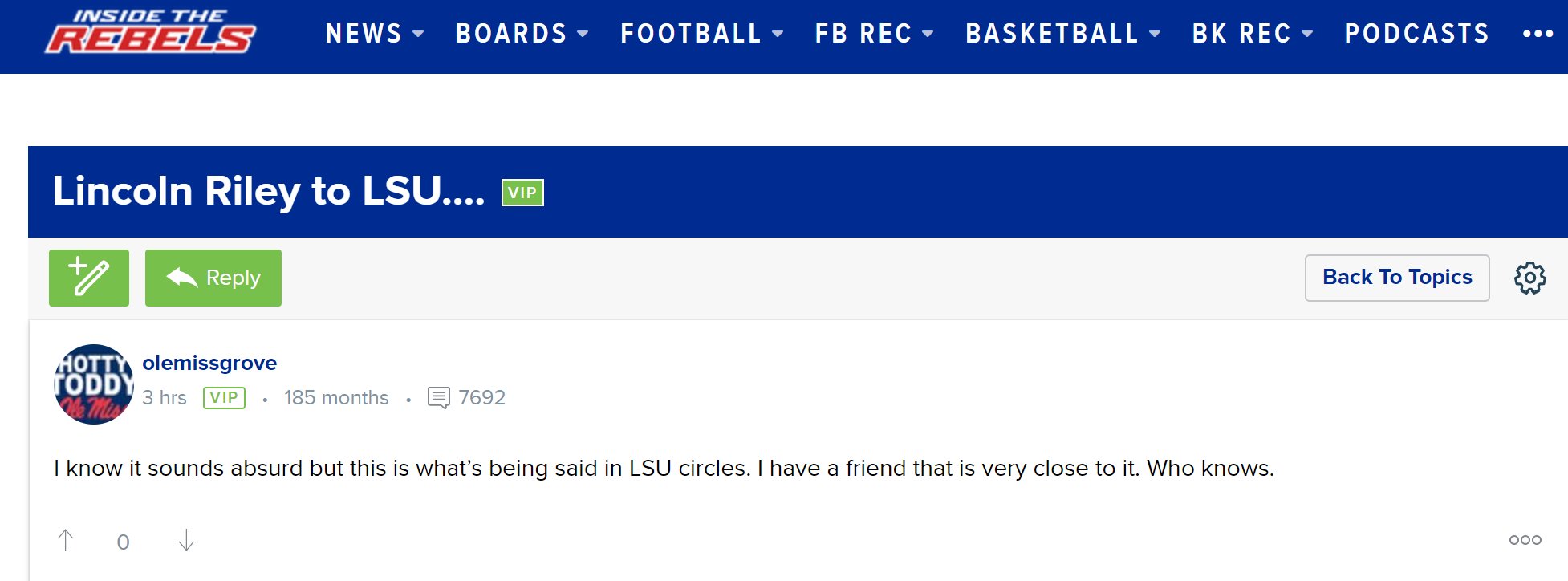 Message Board Geniuses on Twitter: "🚨🚨MORE BREAKING NEWS🚨🚨 MBG has learned that a friend of an ...