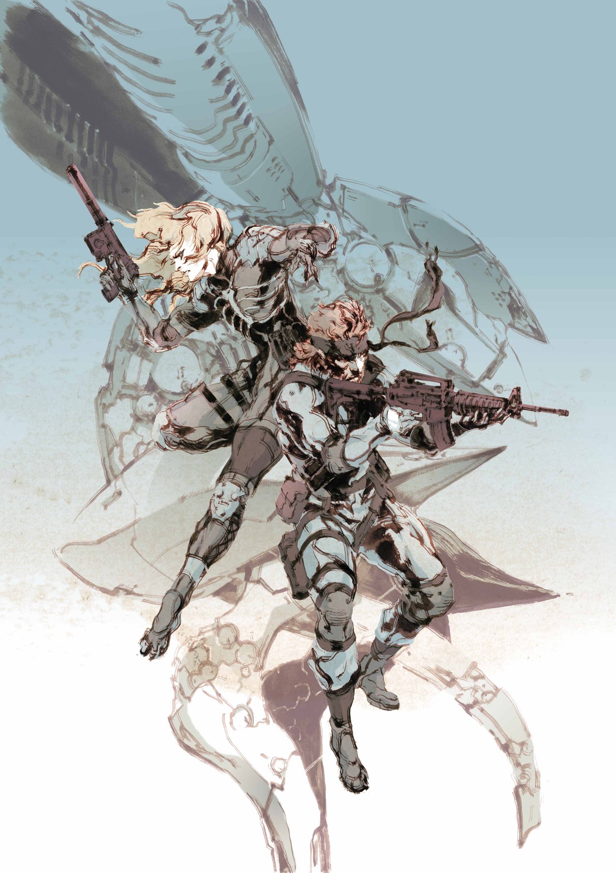 Yoji Shinkawa Metal Gear Solid 2 Yoji Shinkawa's Concept Art For Metal