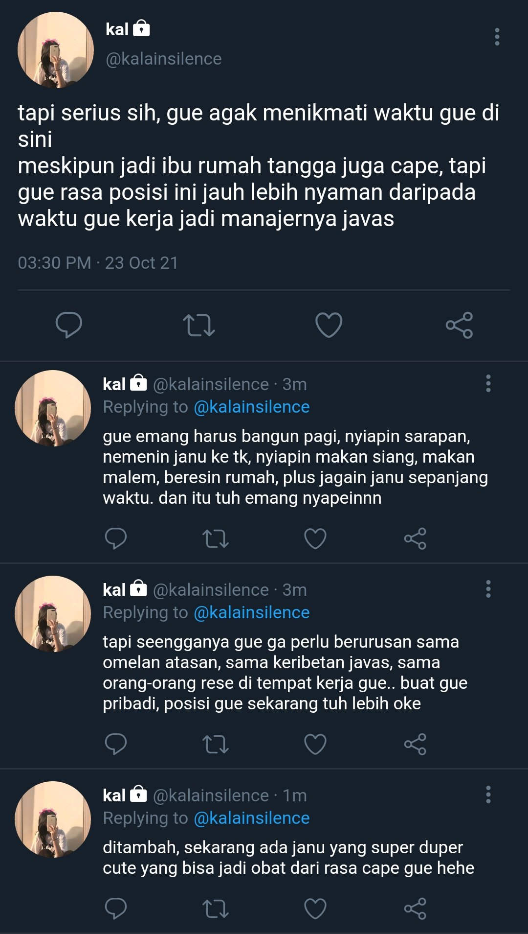 dev🌻jh few tweets on pin on Twitter: "79. Cuma duduk ngeliatin https://t.co/FVvwlolYTQ" / Twitter