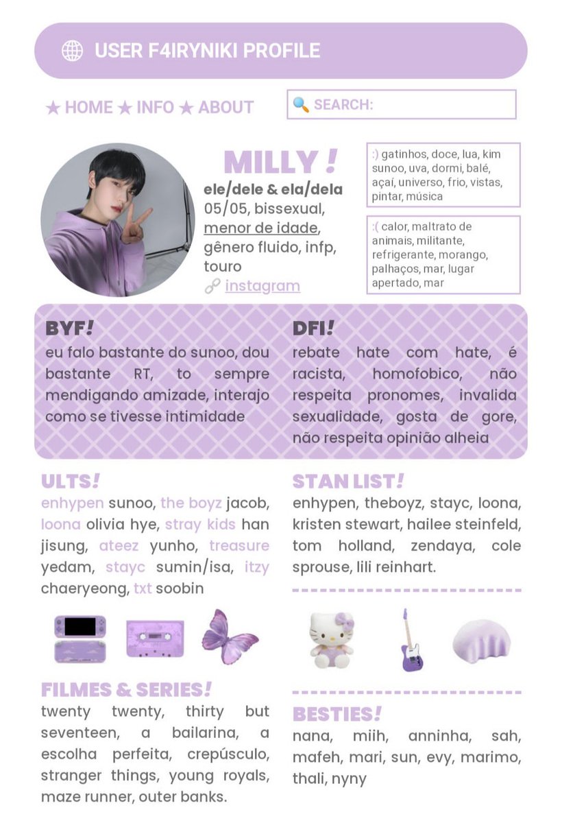 carrd maker on Twitter: "★ como fazer esse modelo de carrd; a thread ★ pedido por: @kyunpotter…