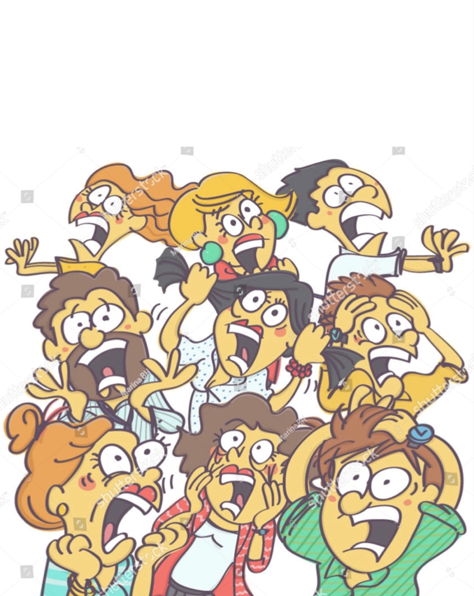 Cartoon Yelling At Someone