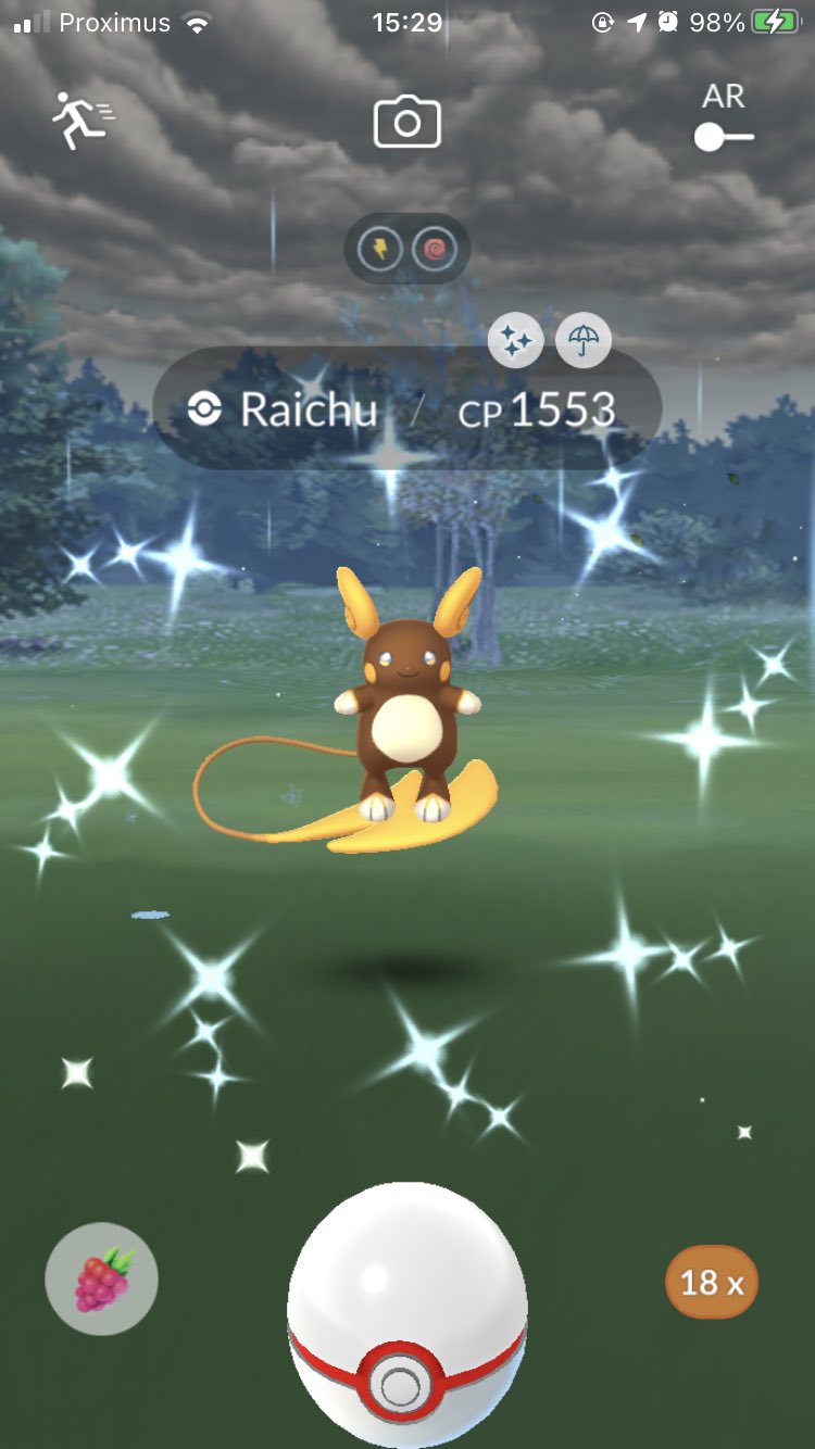 Shiny Raichu Pokemon X
