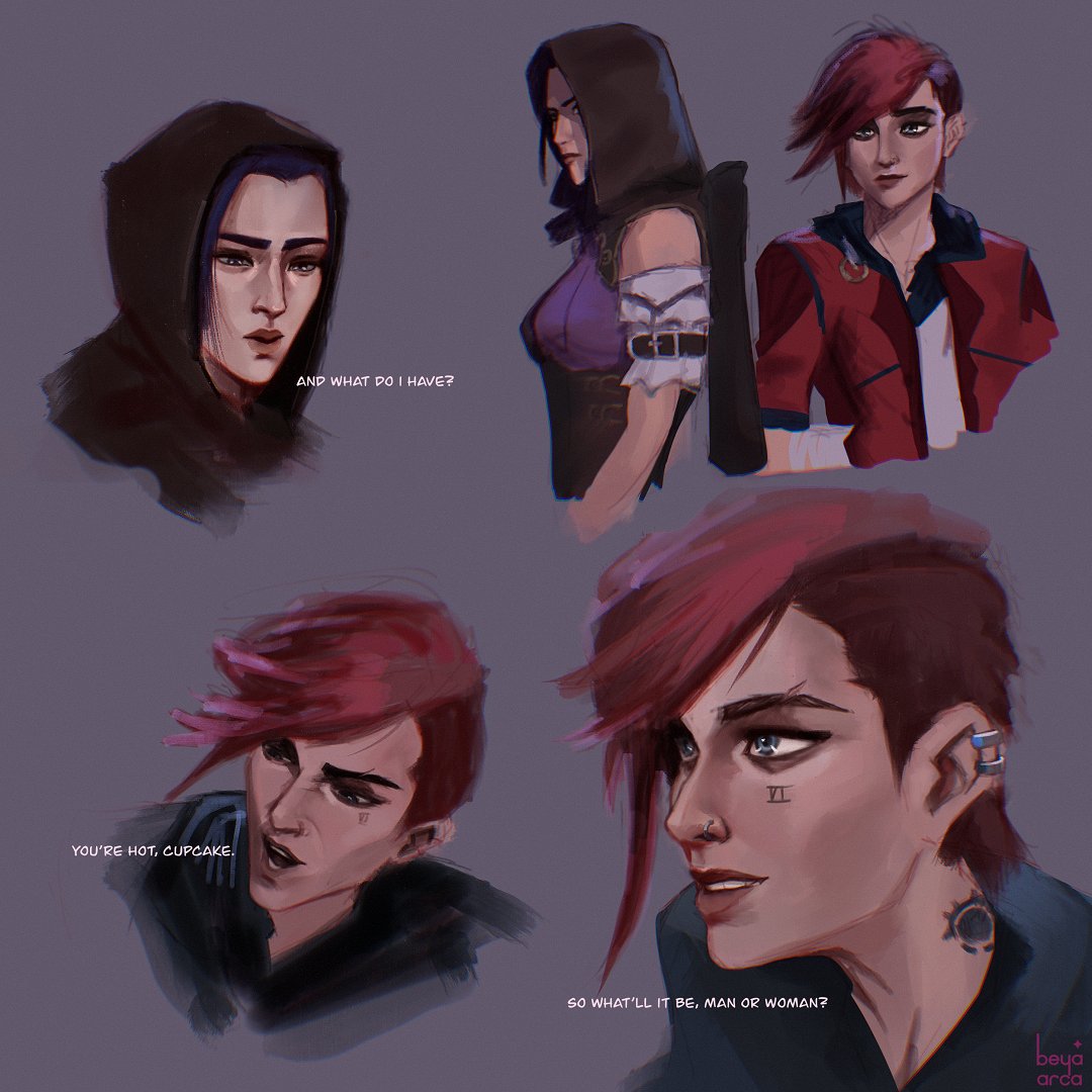 Vi And Caitlyn Cupcake