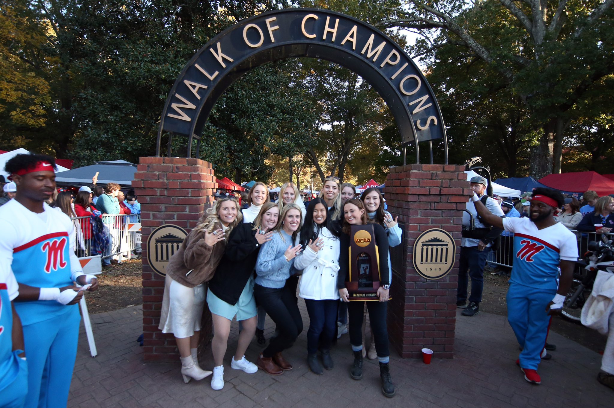 Ole Miss Walk Of Champions