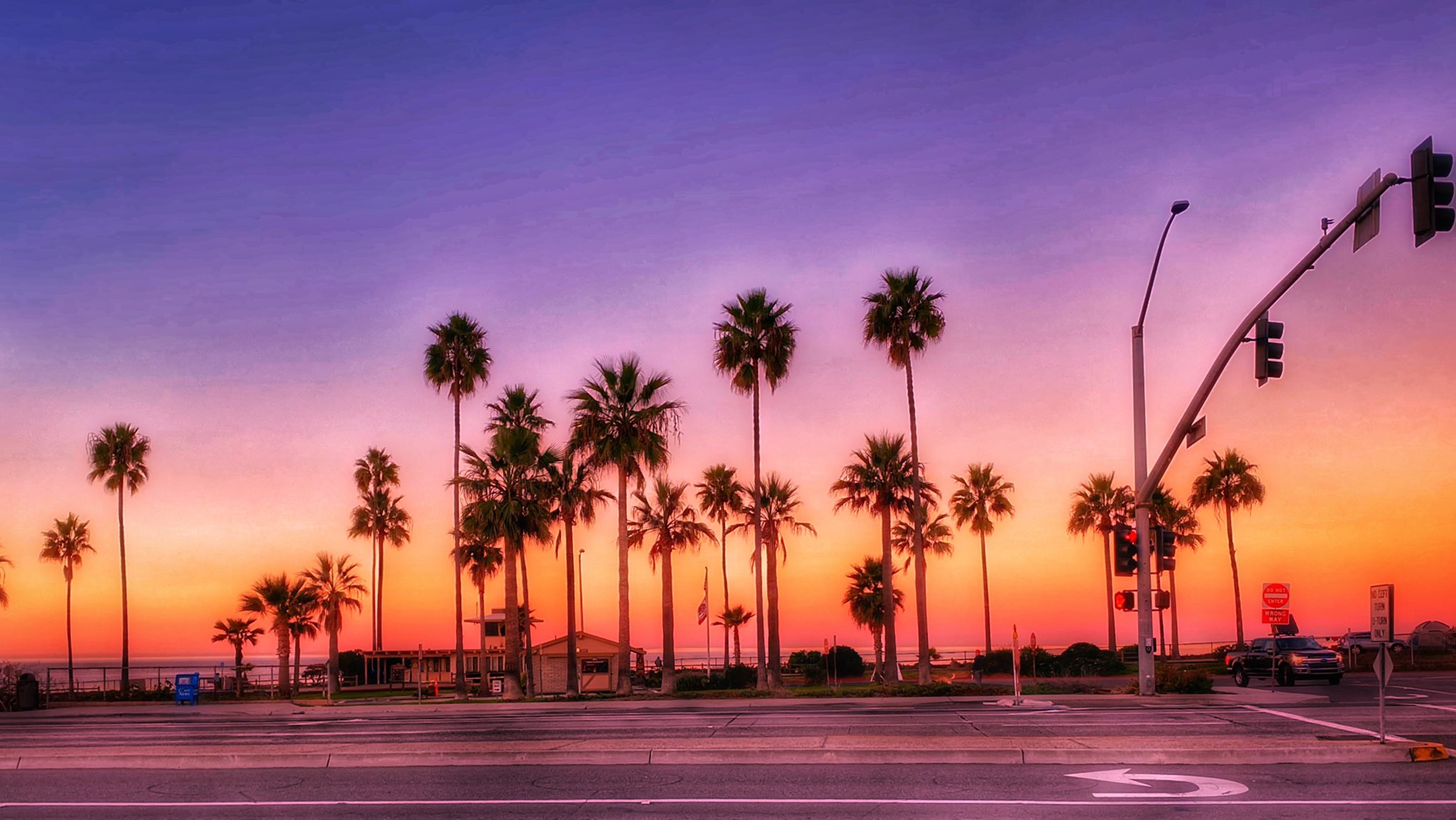 California Sunrise Wallpaper