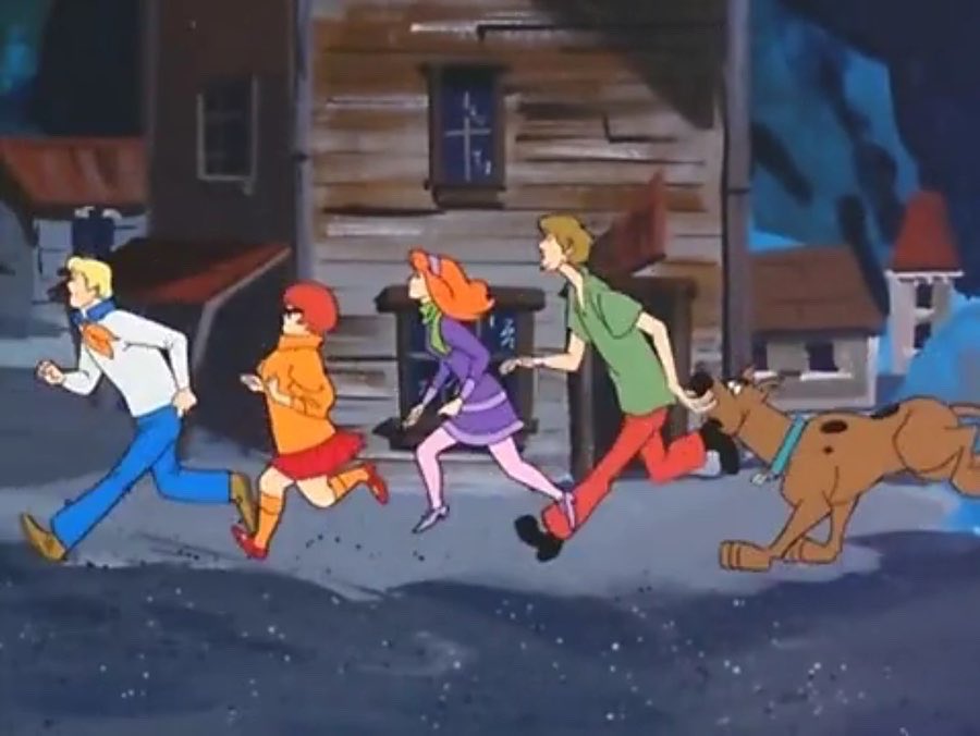 Scooby Doo Gang Running