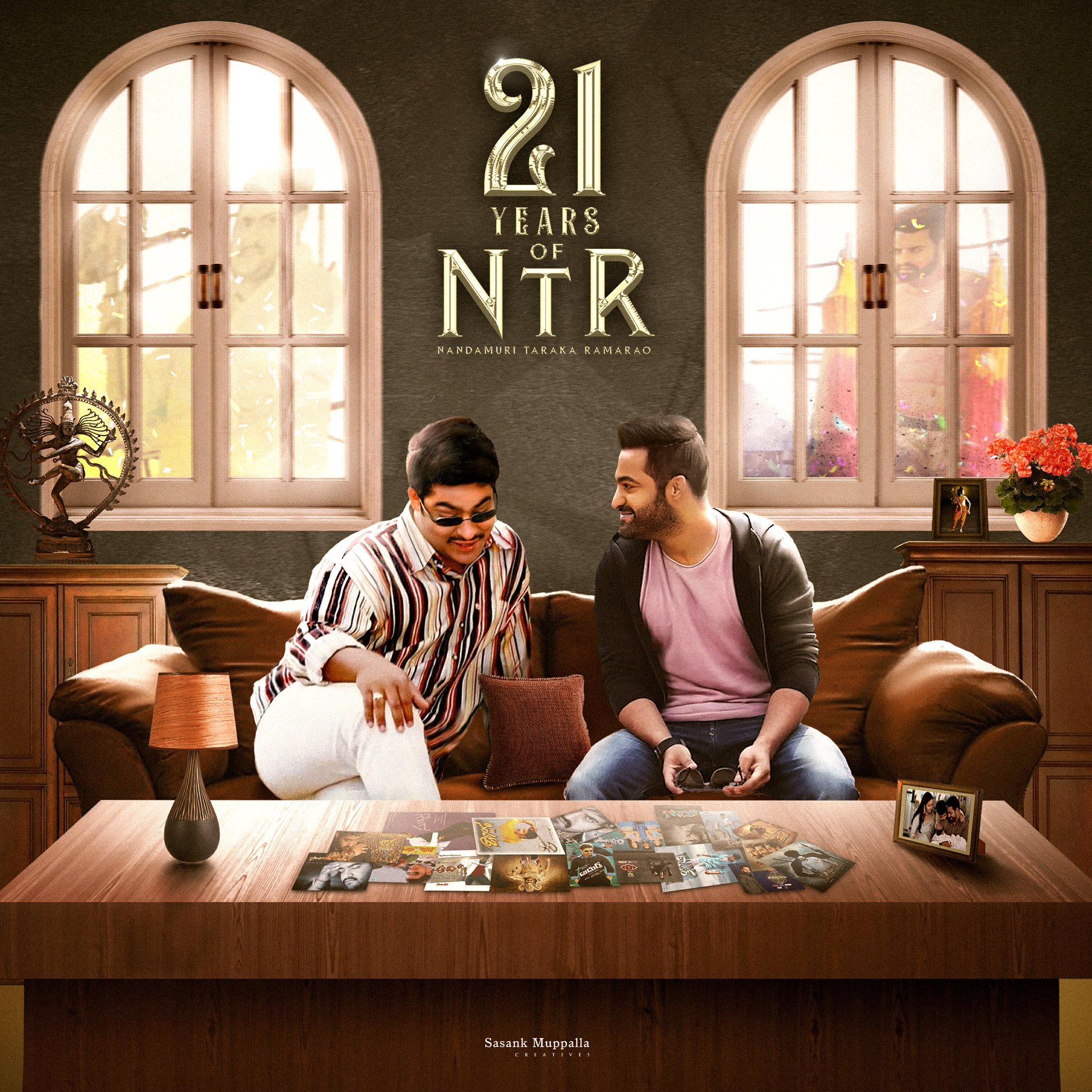 naResh vaRRa on Twitter: "RT @ManobalaV: Here's a nice common DP for celebrating 21 Years Of NTR ...