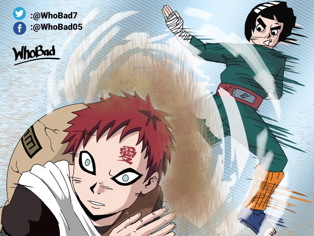 Gaara Vs Sasuke