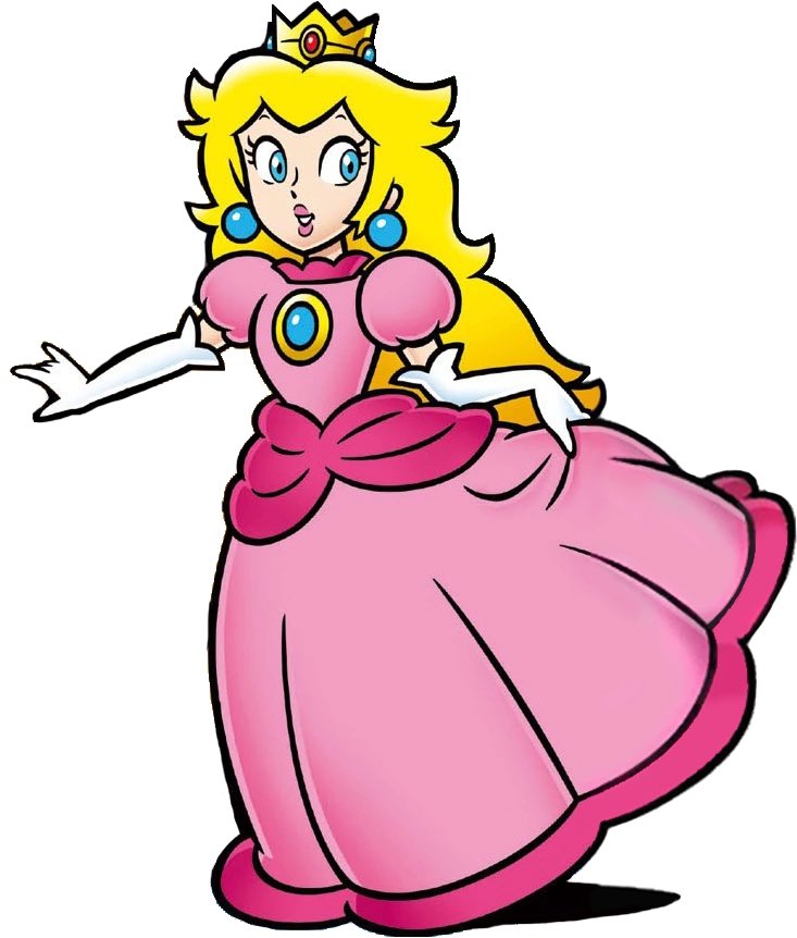 Transparent Princess Peach