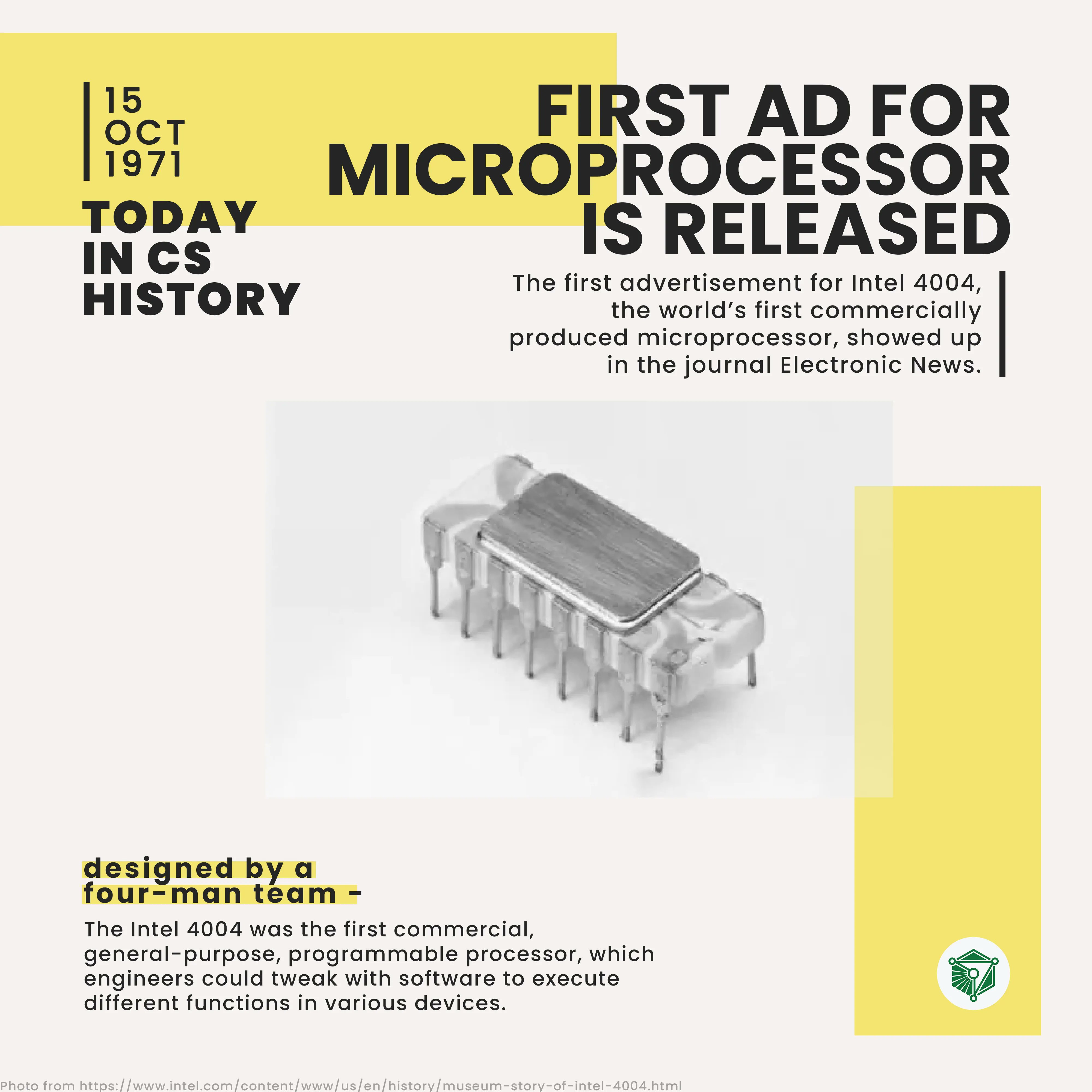 First Microprocessor
