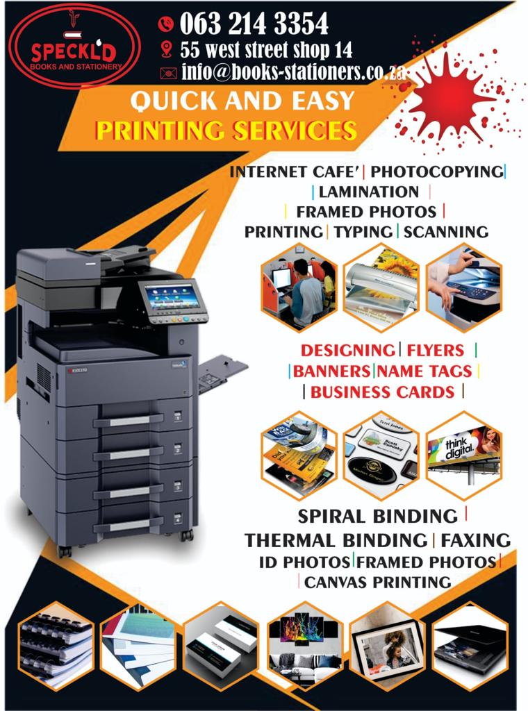 Internet Cafe Services Price List