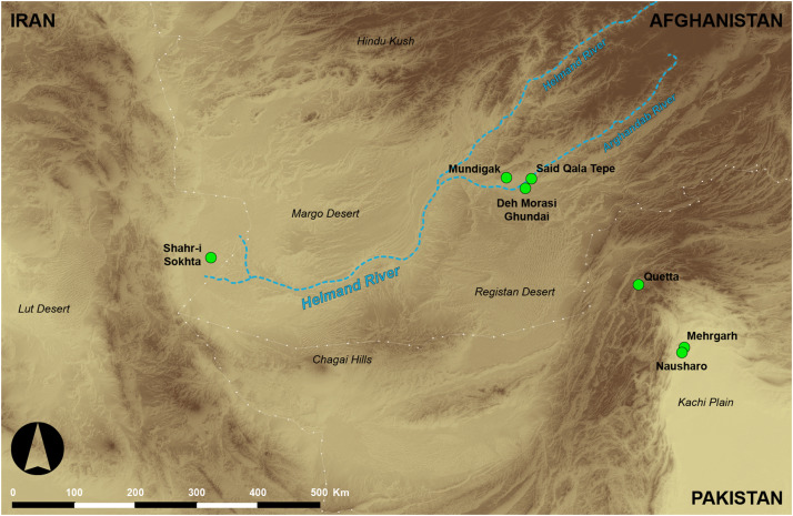 Helmand River Map