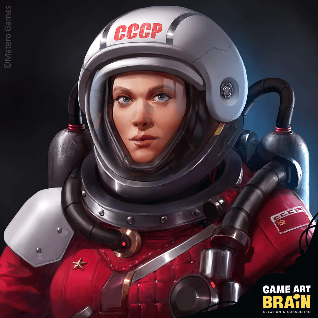 Astronaut Sci Fi Women Art