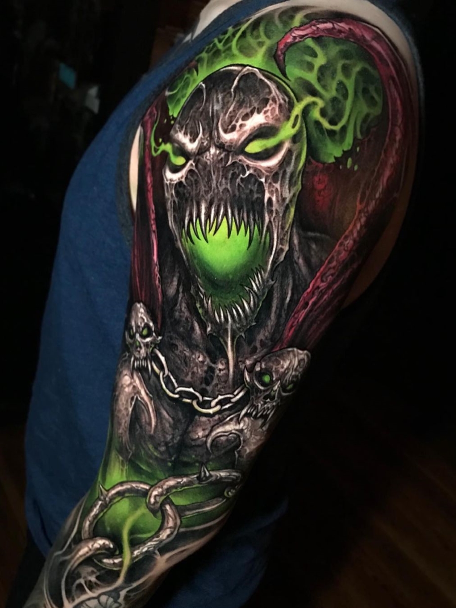 Spawn Tattoo Sleeve