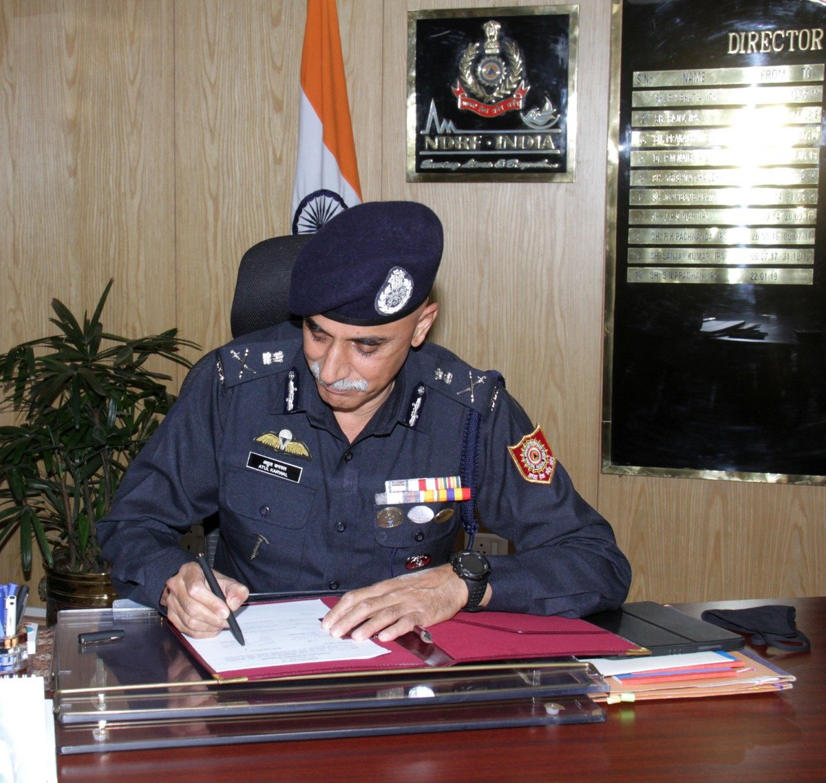 New Delhi: IPS officer Atul Karwal today took over the charge of ...