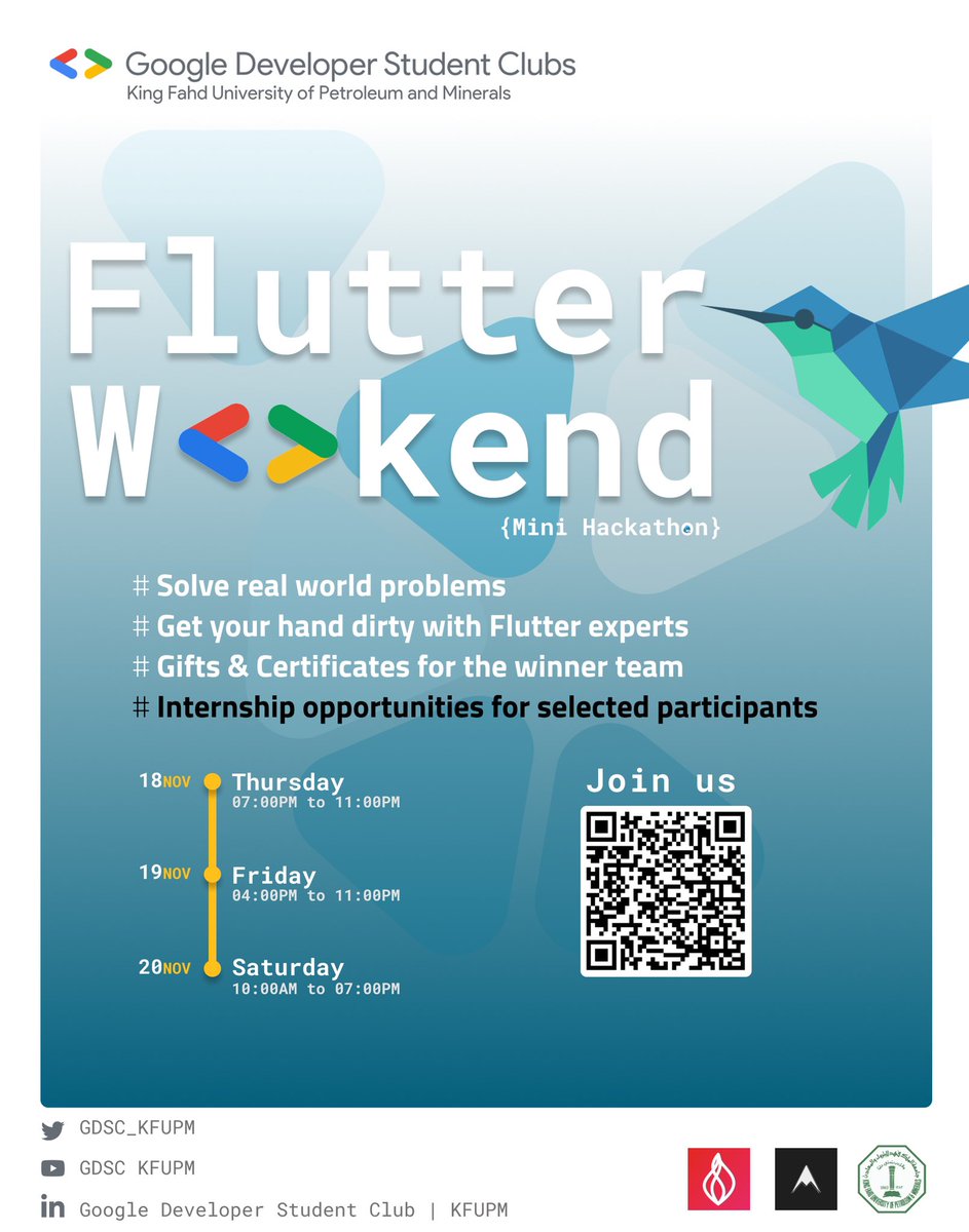 Google Developer Student Club | KFUPM (@GDSC_KFUPM) | Twitter