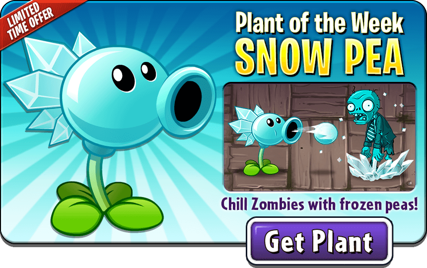 Snow Pea Plants Vs Zombies