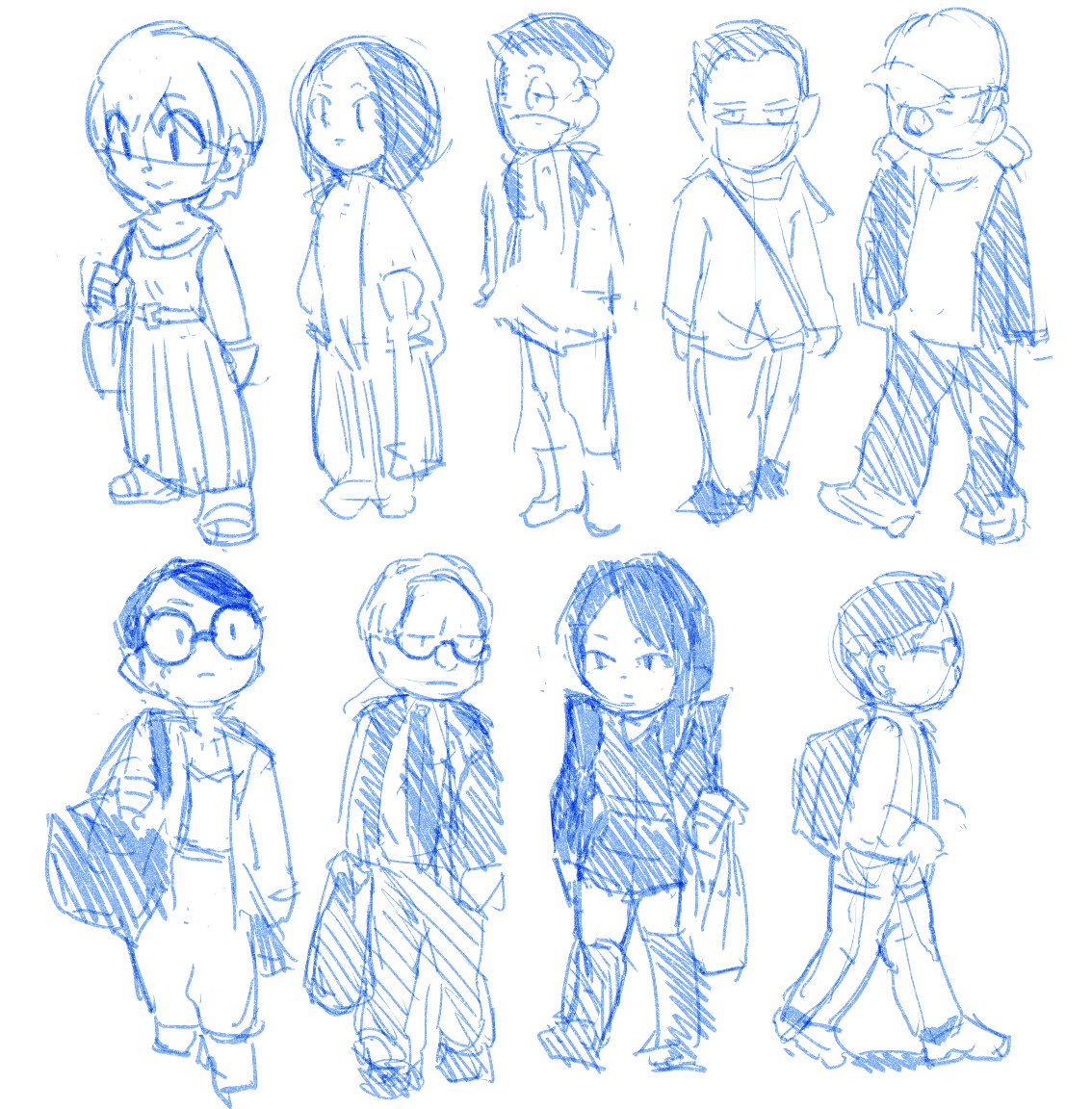 「Shibuya scramble crossing 」kesuta @Skeb On leaveの漫画