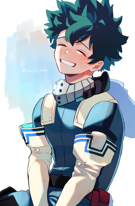 「midoriya izuku blush」Fan Art(Popular)