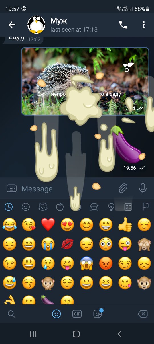 Теперь у меня есть официально любимый мессенджер 😂💦🍆