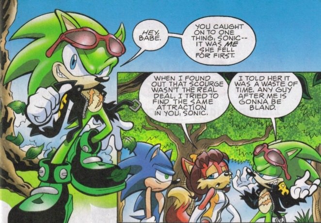 Scourge The Hedgehog And Fiona Fox