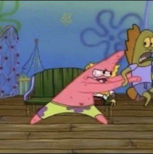 Patrick Star Reaction Face Meme