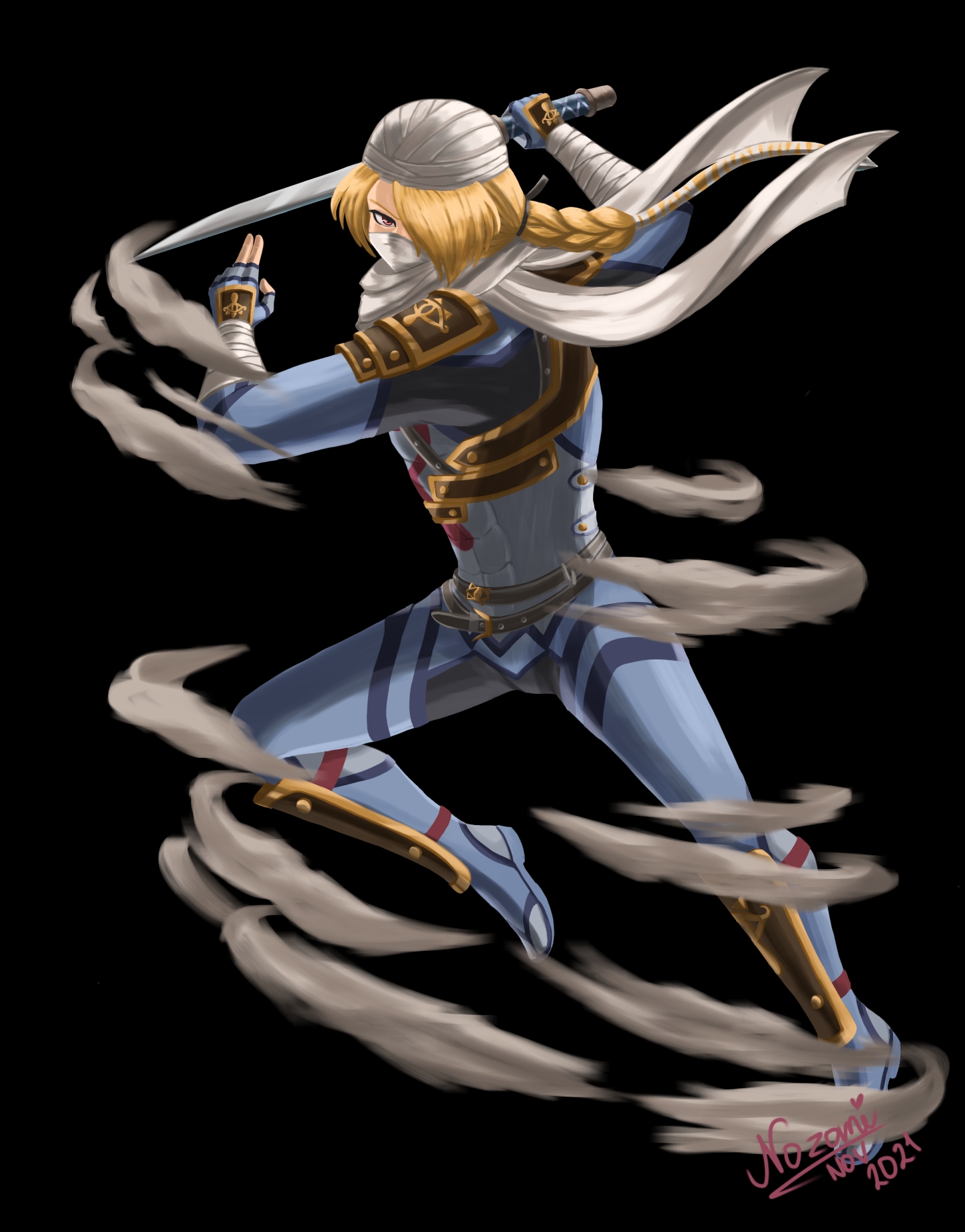 Sheik Hyrule Warriors Concept Art