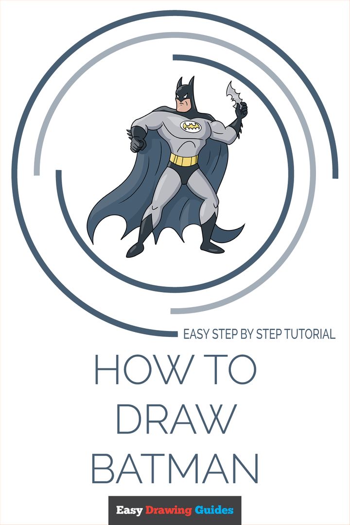How To Draw Batman Logo Step By Step