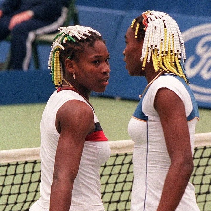 Venus And Serena Williams With Beads
