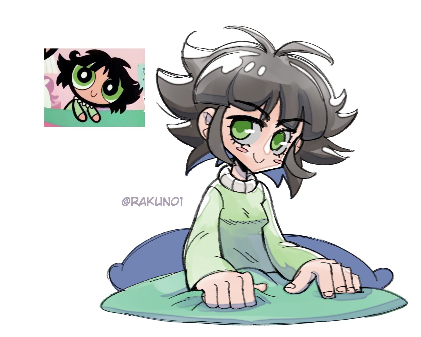 Buttercup Powerpuff Girls Happy