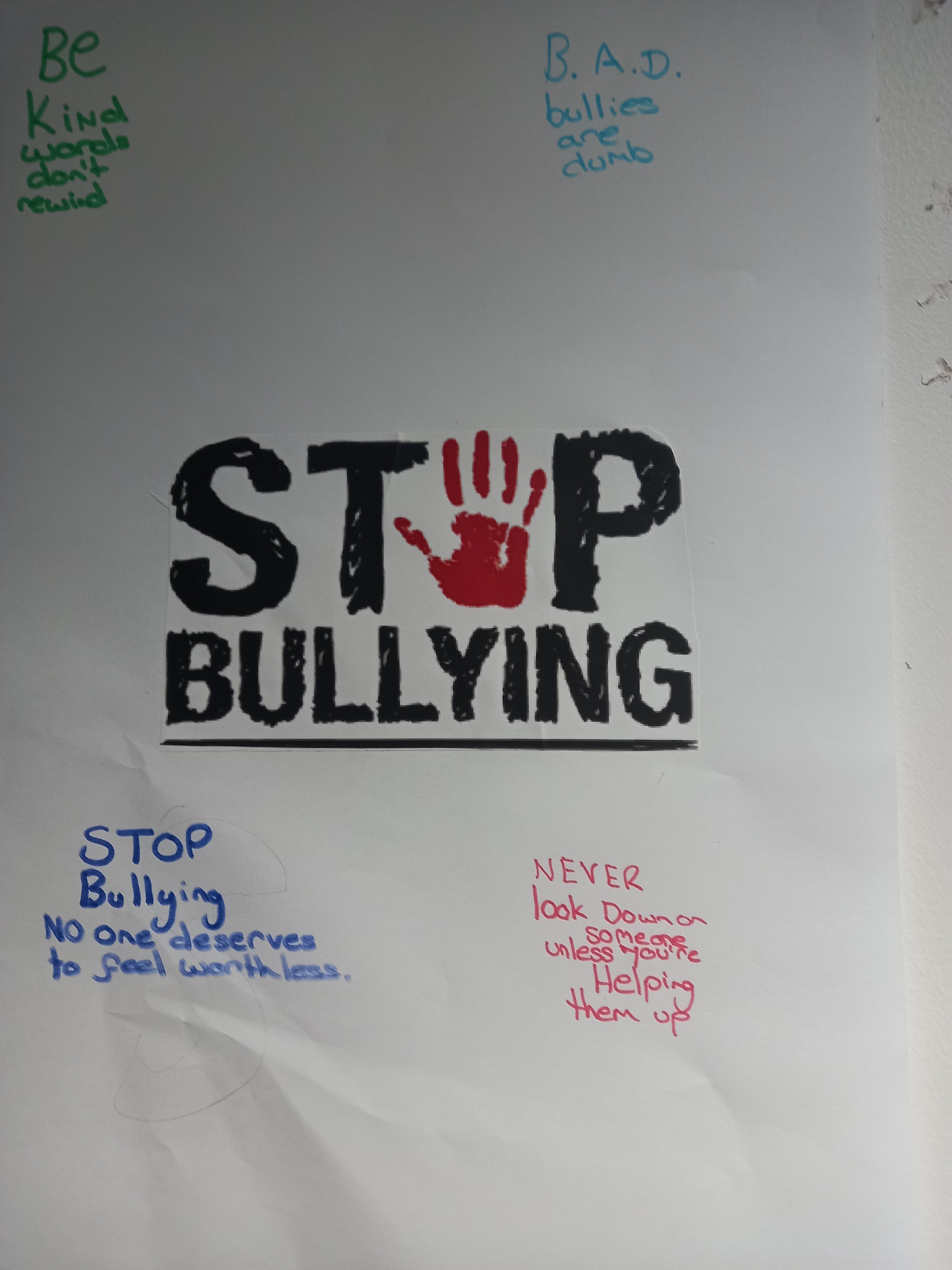 Stop Bullying Posters For School
